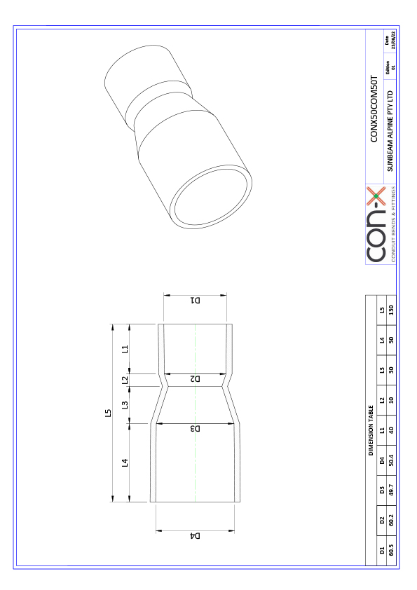 Datasheets – Adaptors – Con-X